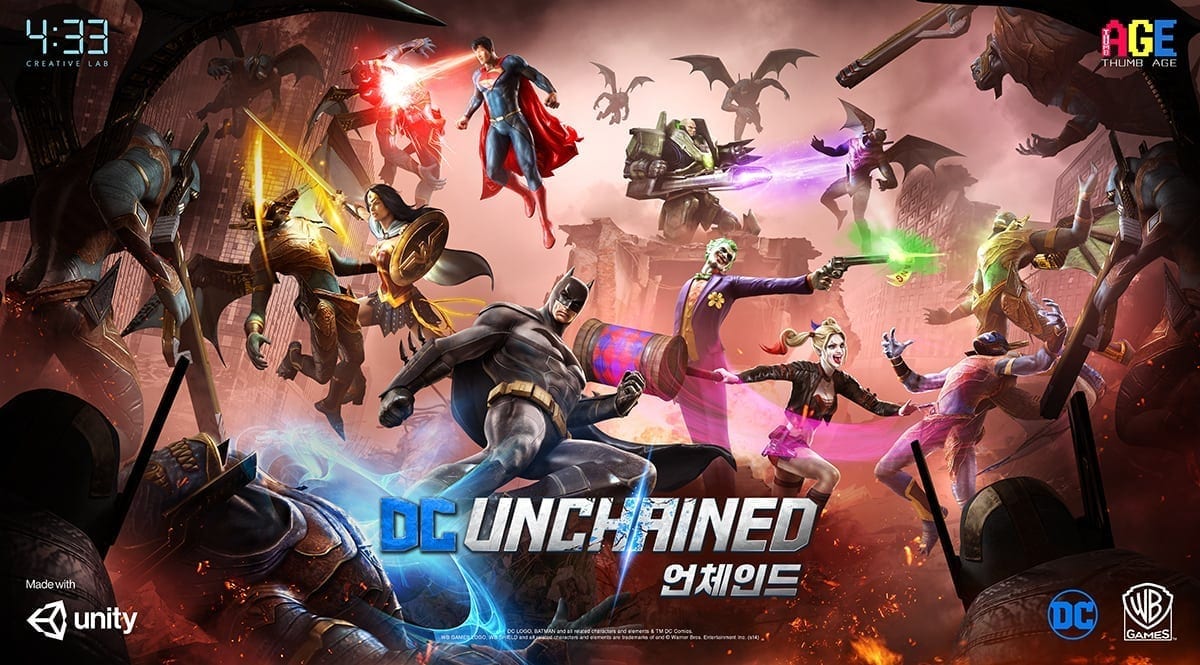 DC Unchained - 4:33 Creative Lab reveals new DC universe mobile game - MMO Culture
